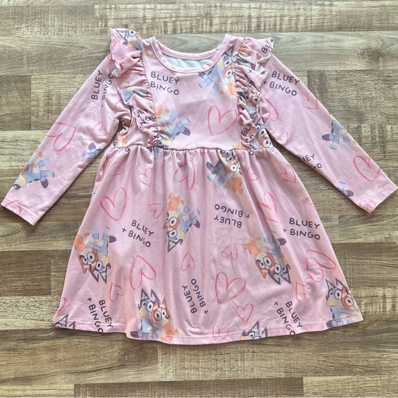 Bluey | Dresses | Bluey Pink Dress | Poshmark